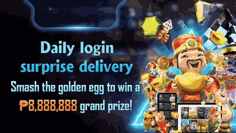 Daily login surprise – Smash the golden egg to win a ₱8,888,888